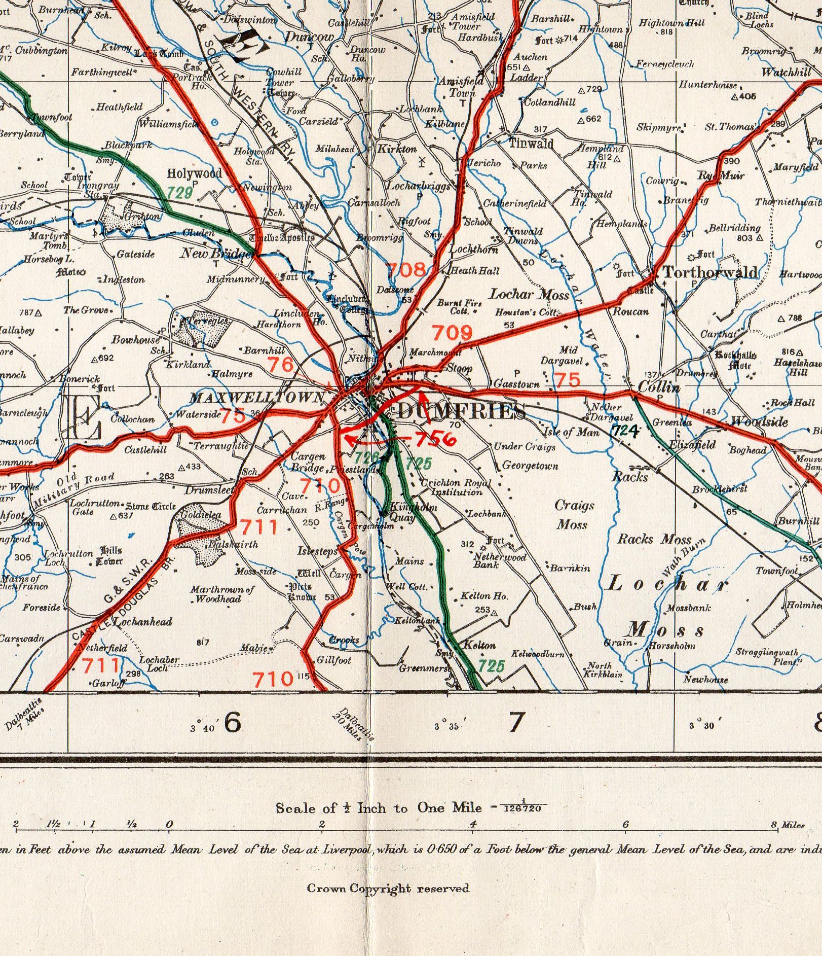 Ministry of Transport half-inch road map, Scotland – David Archer ...