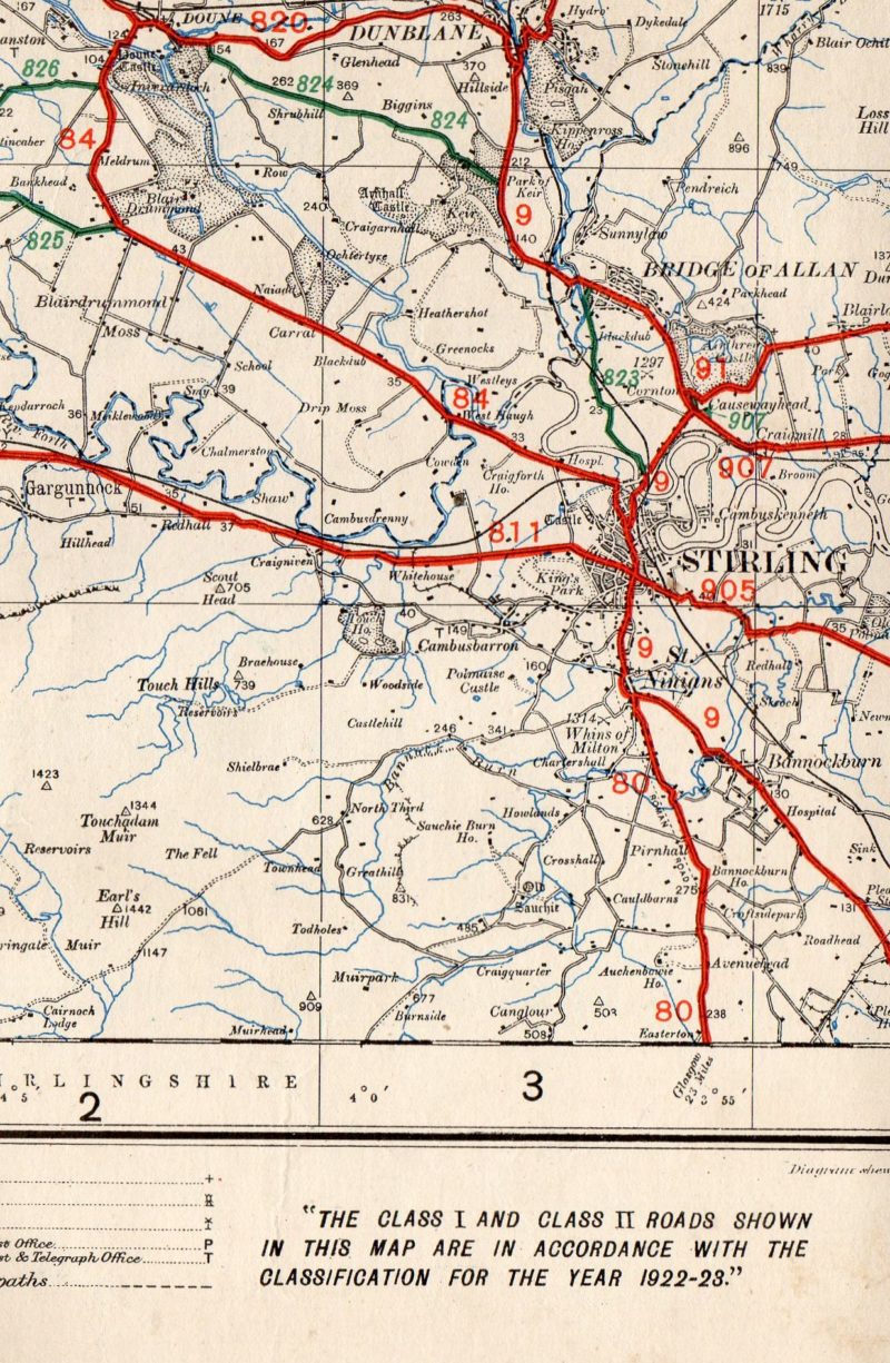Ministry of Transport half-inch road map, Scotland – David Archer ...